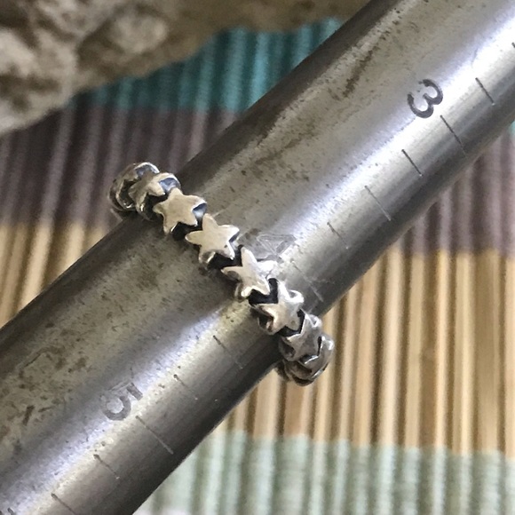 Pandora | Jewelry | Pandora Sterling Silver Stars Stacking Ring | Poshmark